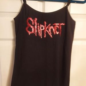 Tops | Slipknot Tank Top Red Glitter Numetal Deftones Tool Slipknot ...